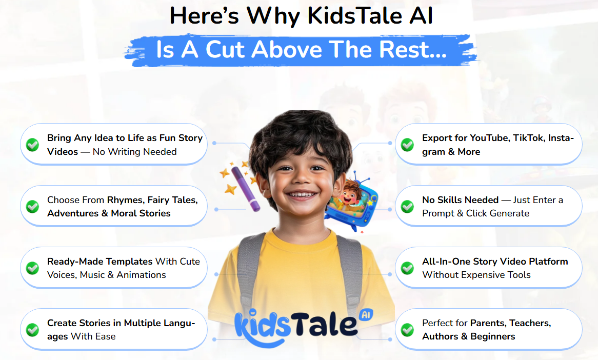 Kidstale AI Review - AI Kids Video Generator